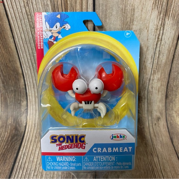 Toys | Sega Sonic The Hedgehog Crabmeat 25 Classic Action Figure Brand ...